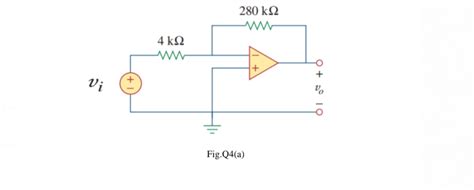 Solved Find The Output Of The Op Circuit Shown In Fig Chegg