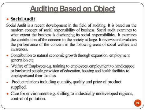 Types Of Auditingpptx Business Accounting And Finance Business