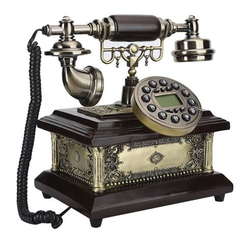 Téléphone Antique Téléphone Classique Rétro Vintage Téléphone Fixe