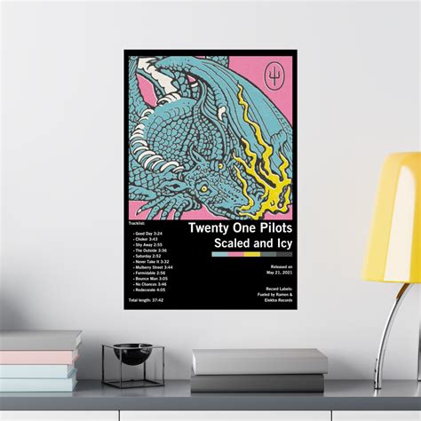 Twenty One Pilots Scaled And Icy Album Cover Kunstdruck Etsy De