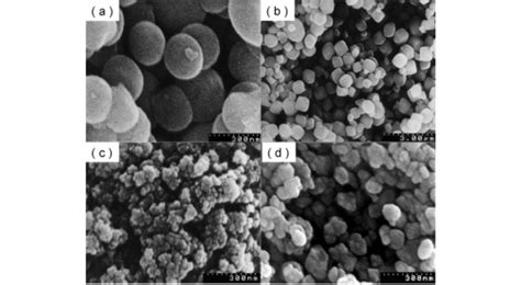 scanning electron micrographs of the sio2 coated fe2o3 particles