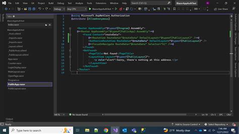 Blazor Server App Integrated With Azure Ad Public Anonymous Pages Not