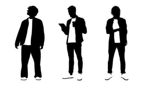Premium Vector Man Silhouette