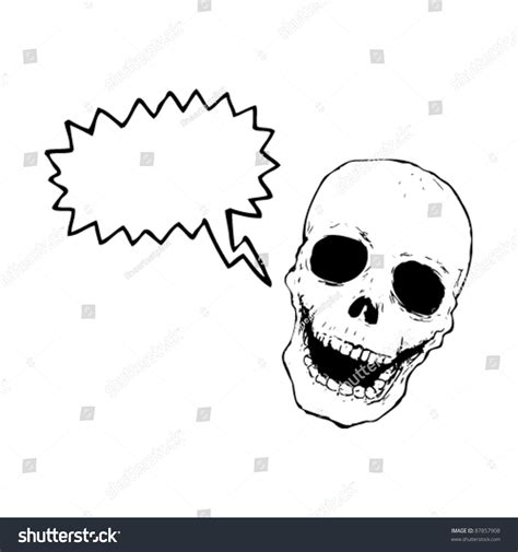 Laughing Skull Cartoon Stock Vector Illustration 87857908 Shutterstock