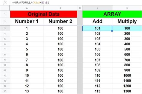 ARRAYFORMULA 5 Ways To Apply A Formula To An Entire Column In Google Sheets
