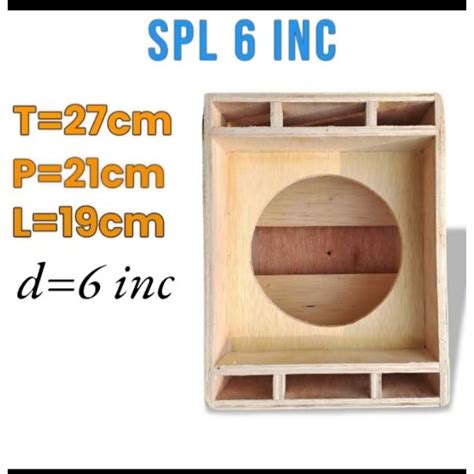 Jual Box Speaker Spl 6 Inch Shopee Indonesia