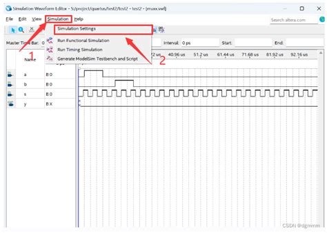 关于解决quartus中modelsim仿真出现“testbenchvectorinputfile Option Does Not