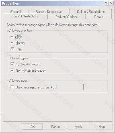 Exchange 2003 Üzerinde Routing Group Connector Bölüm 2 Hakan Uzuner