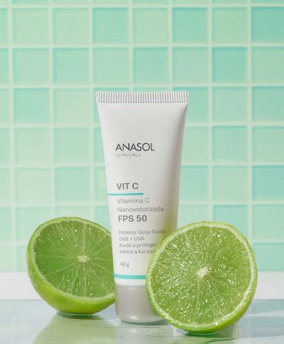 Anasol Protetor Solar Facial Vitamina C Fps 50 Frete grátis