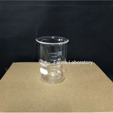 Jual Beaker Glasa Gelas Kimia Beker 100ml Pyrex Shopee Indonesia