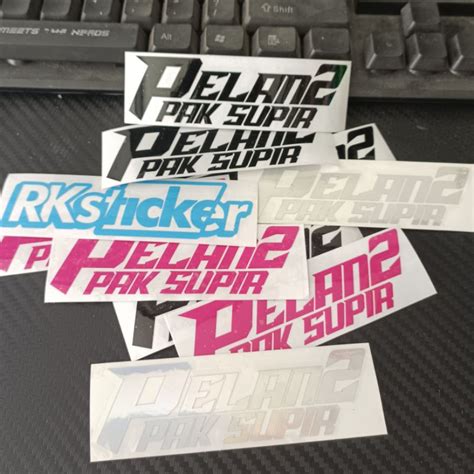Jual Stiker Pelan Pelan Pak Supir Cutting Sticker Viral Shopee Indonesia