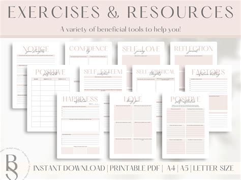 Self Confidence Planner Self Confidence Printable Self Confidence