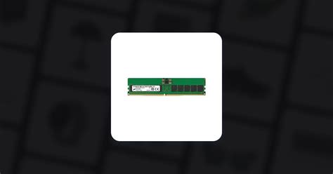 Crucial Micron Ddr5 4800mhz 32gb Ecc Reg Mtc20f1045s1rc48br • Pris