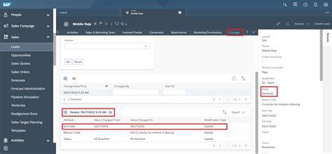 automatically set end date for lead based on statu sap community