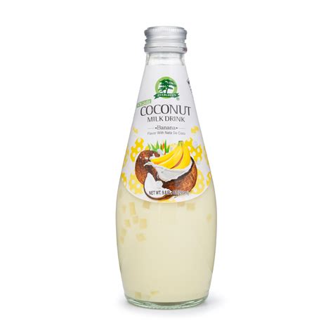 Get Evergreen Coconut Milk Drink Banana Flavor Oz Delivered Weee Asian Market