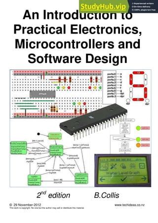 An Introduction To Practical Electronics Microcontrollers And Software