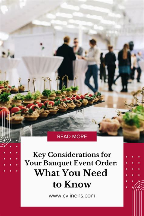 banquet event orders key planning considerations cv linens in 2024