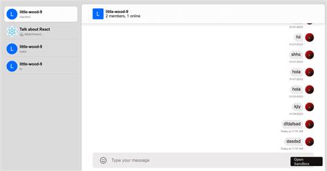 Stream Chat React Tutorial Codesandbox
