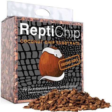 Reptichip Reptile Substrate Coconut Chip Bedding 72 Quart Compressed Organic Coco