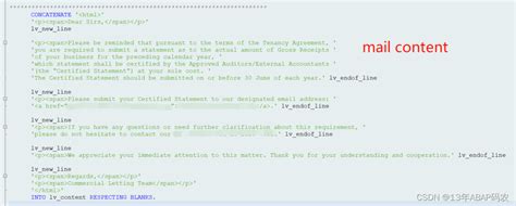 abap 发送带有附件的html格式的邮件 即有超链接 abap html csdn博客