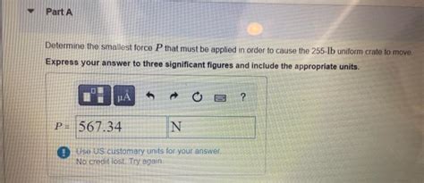 Solved The Coefficent Of Static Friction Between The Crate