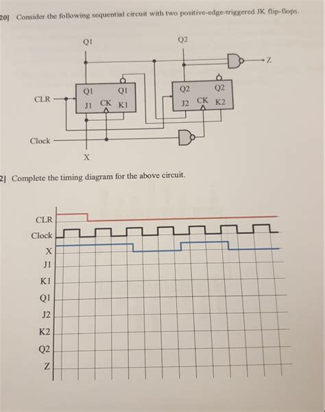 Solved 201 Consider The Following Sequential Circuit With Chegg
