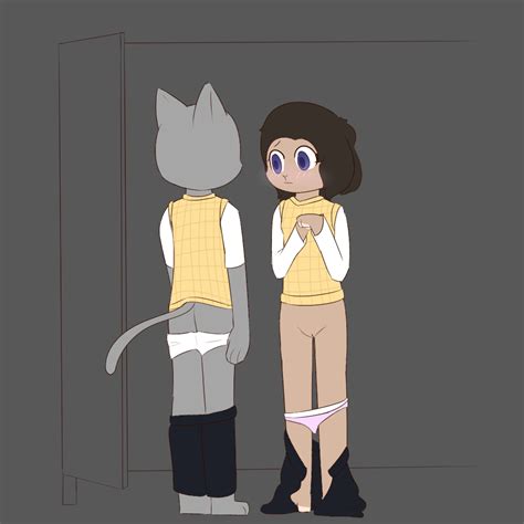 Rule 34 Anonymous Artist Anthro Blush Clothing Domestic Cat Duo Felid