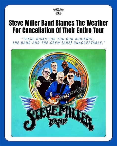 Country One Month Before Their 2025 Tour Was Scheduled To Start The