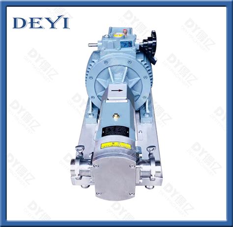 Deyi Stainless Steel Food Grade Sanitary Rotary Lobe Pump Nice Price