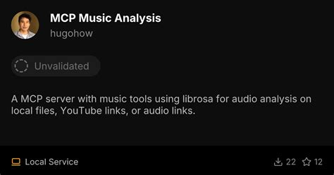 Mcp 音乐分析 Mcp Servers · Lobehub