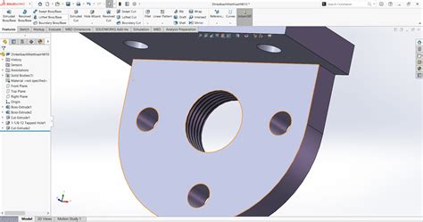 Cosmetic Thread Callout Not Appearing Rsolidworks
