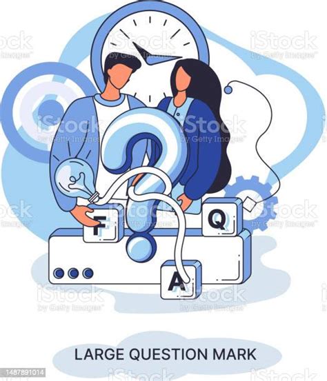 래지 물음표 문제 및 솔루션 개념 은유 질문 Faq 자주 묻는 도움말 개념에 대한 스톡 벡터 아트 및 기타 이미지 개념 결정 고객 서비스 담당자 Istock
