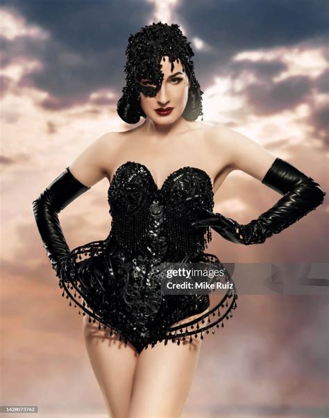 Burlesque Dancer Dita Von Teese Is Photographed For Photobook News