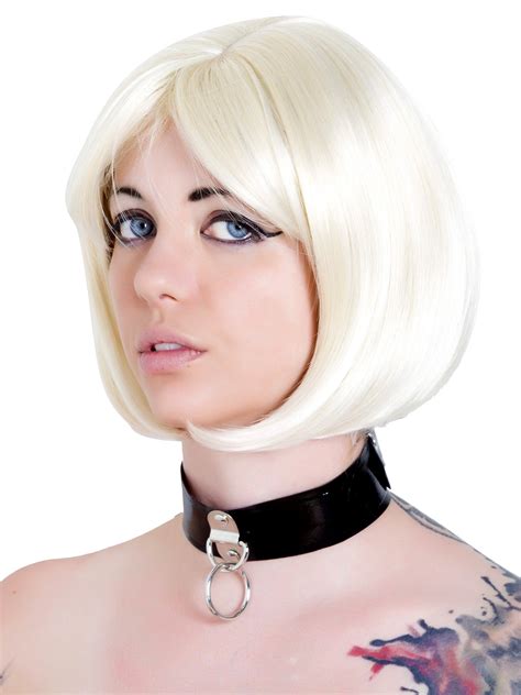 Latex Rubber Collar In Black Bondage Collars And Leads From Honour