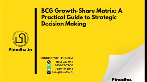 Bcg Growth Share Matrix A Practical Guide To Strategic Decision Making