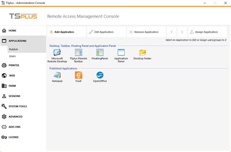 Click To Help Admin Tool Applications Tsplus Documentation