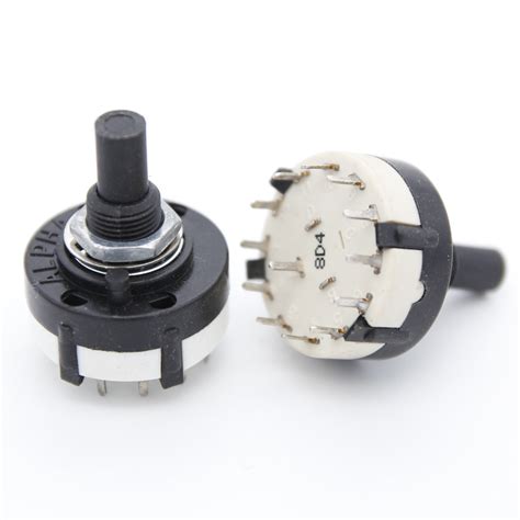 1 Pole 12 Position Rotary Switch Pcb Mount