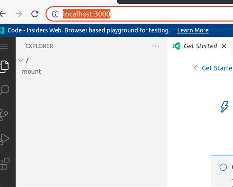 Fs Mount Stopped Working In Insiders Web Vscode Issue Microsoft Vscode Test Web Github