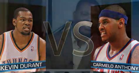 Sports Verdict Who S The Bigger X Factor Kevin Durant Vs Carmelo