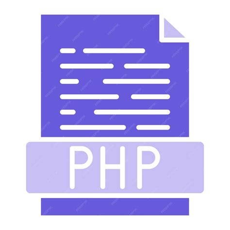 Premium Vector Php File Vector Illustration