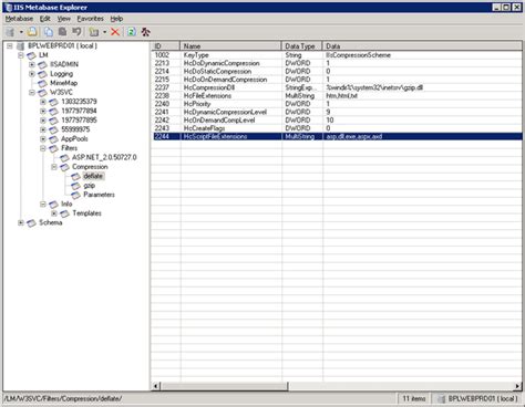 Enable Gzip Compression In Iis 60 For Aspnet 20 Websites Codeproject