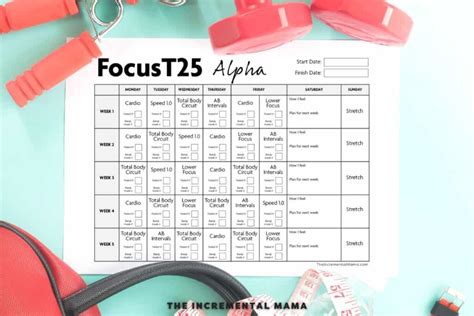 Free Printable Focus T25 Calendar Alpha Beta And Gamma