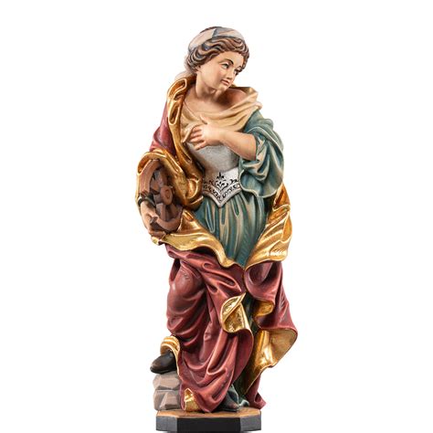 St Catherine Of Alexandria Female Saints Wood Carving Colored 20