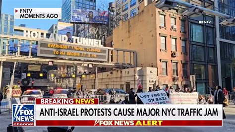 Palestinian Protesters Block Traffic In Nyc Fox News Video
