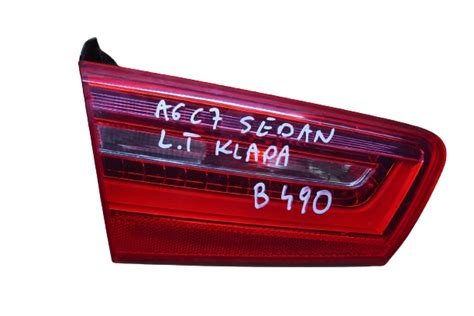 Lampa Lewy TyŁ Audi A6 C7 Sedan Klapa Led 11841418469 Oficjalne