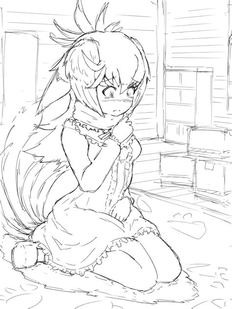 「ケツァお漏らしラフ 」Ȳの漫画