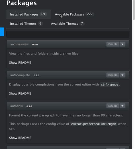 Installed Packages Show Up In Available Packages Issue 972 Atom