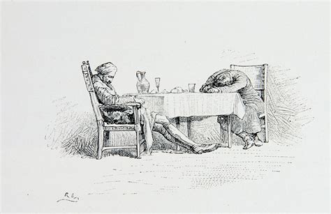 El bachiller Sansón Carrasco y Don Quijote duermen la siesta La fama