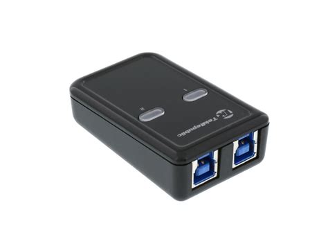 Tek Republic TUS 300 USB 3 0 Sharing Switch Between Two Computers Newegg Com