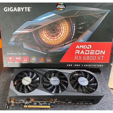 Vga การ์ดจอrx6800xt Gigabyte Gaming Oc 16g 16gb Gddr6 Shopee Thailand
